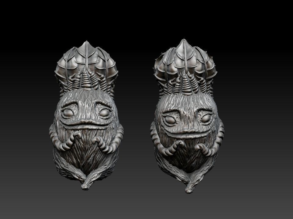 Mandrake plants fantasy pendant necklace Mandragora 3D model 3D ...