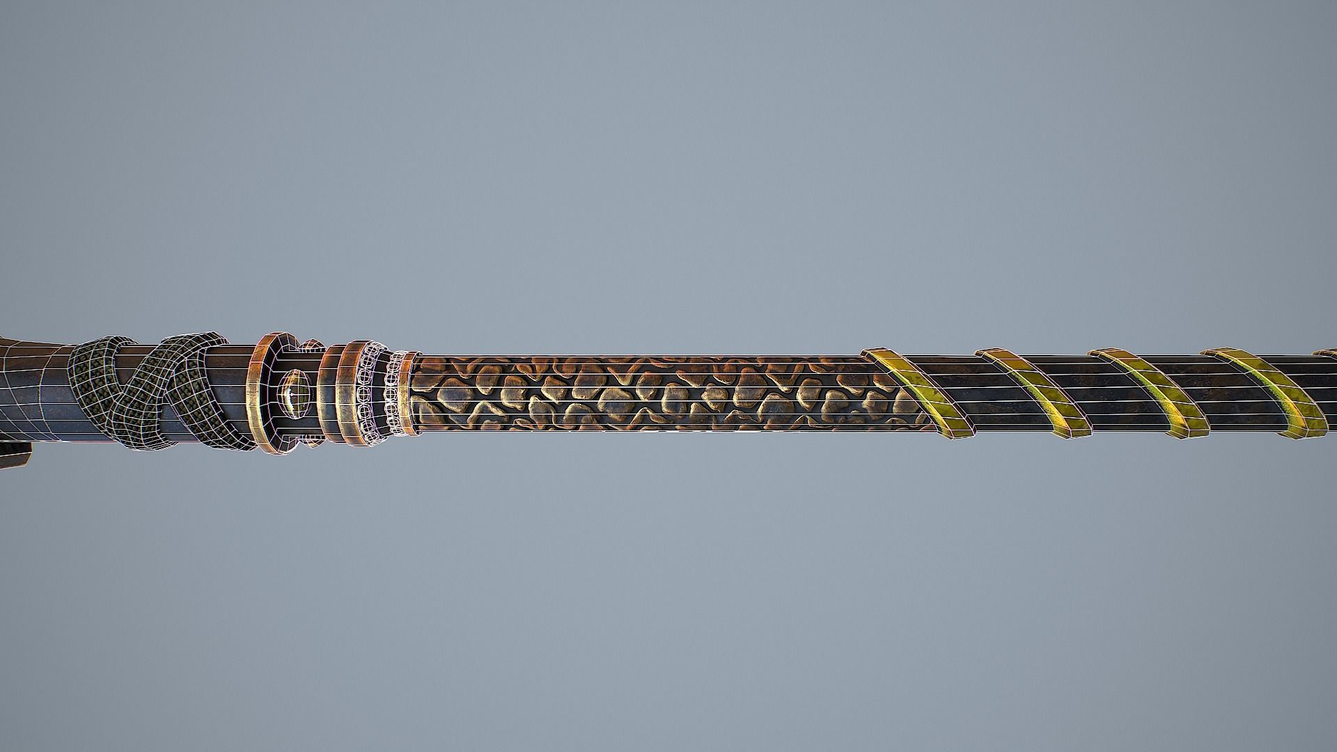 3D model Combat Staff 4 3D Model VR / AR / low-poly | CGTrader