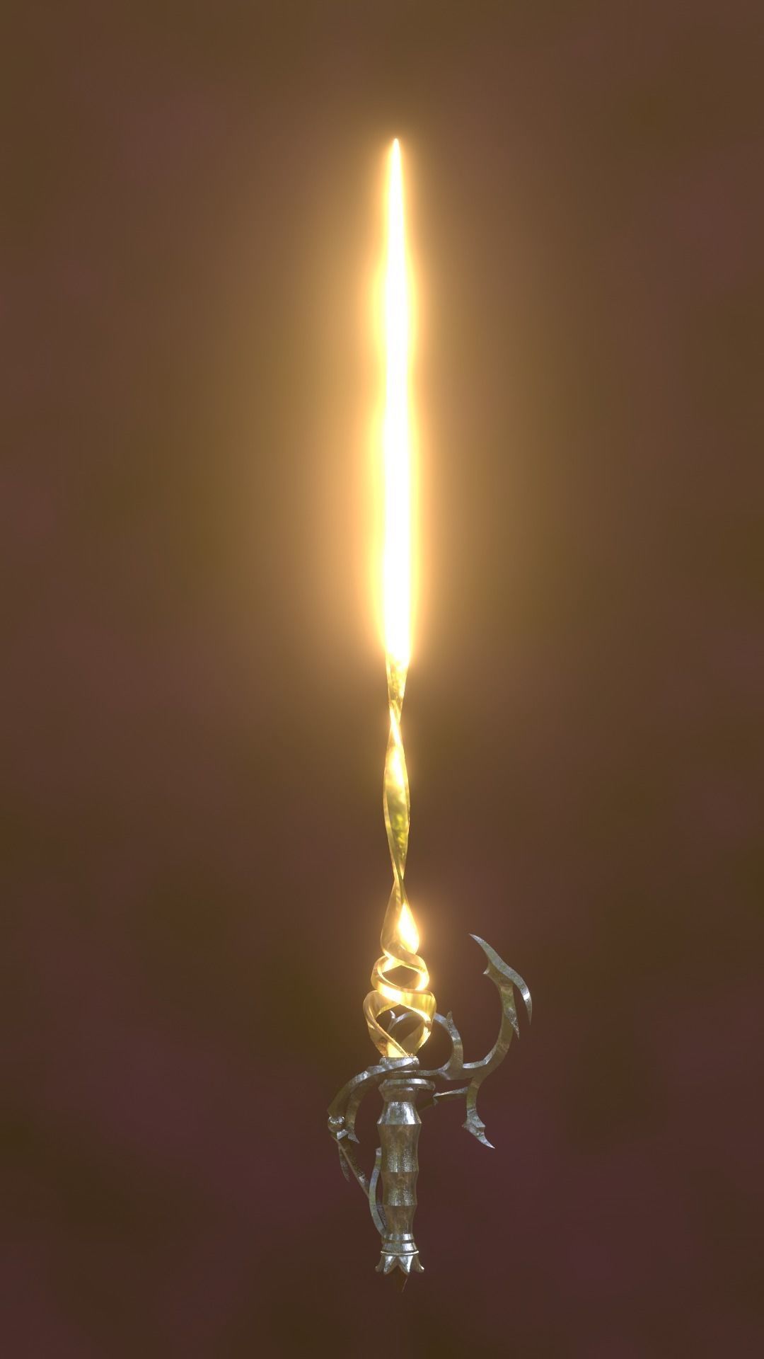 Fantasy Infernal Rapier Baldurs Gate 3 3D model 3D printable | CGTrader