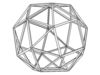 Wireframe Snub Cube 3D model 3D printable | CGTrader