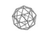Wireframe Snub Cube 3D model 3D printable | CGTrader