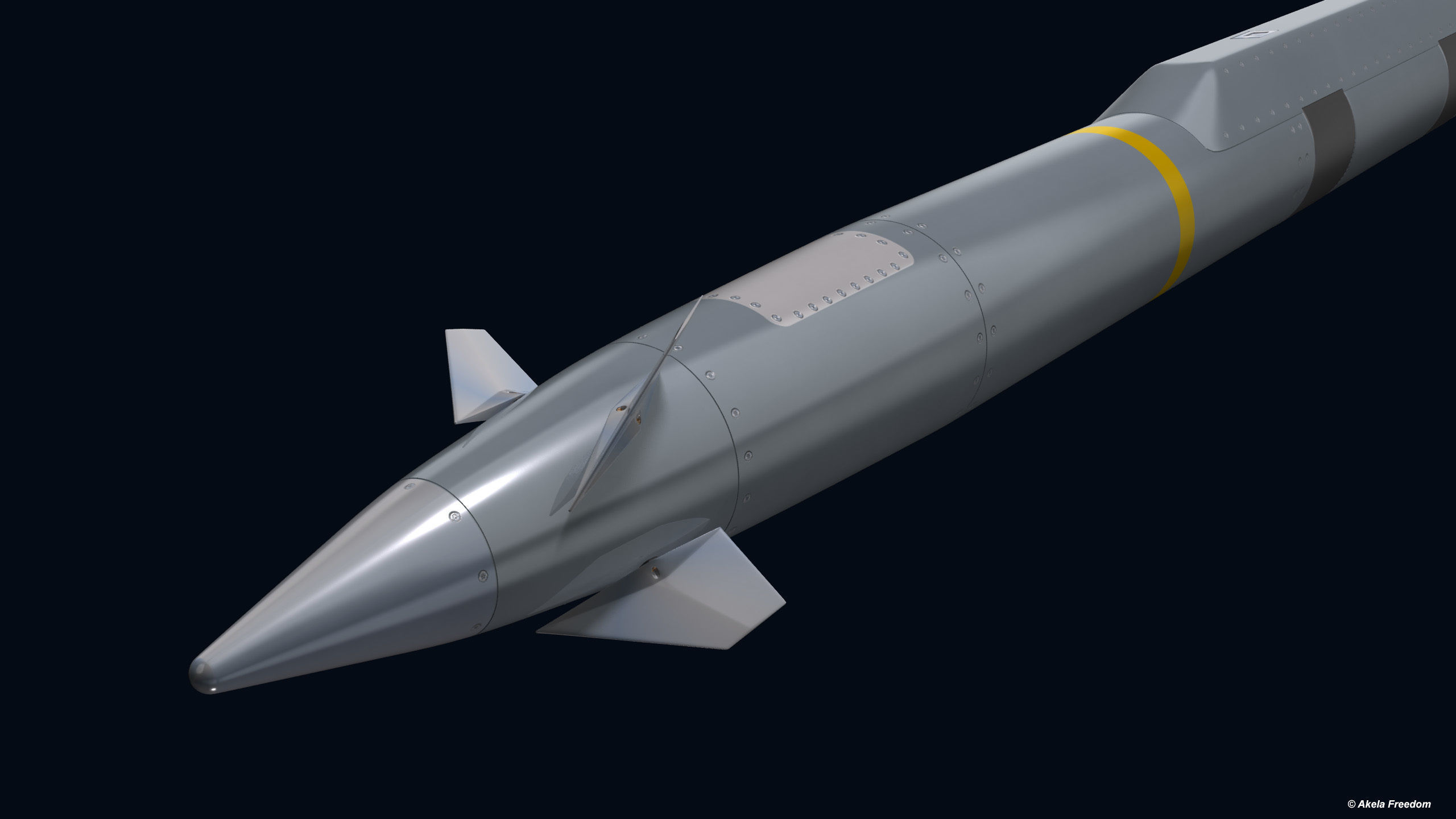 Rampage Missile 3D model animated | CGTrader