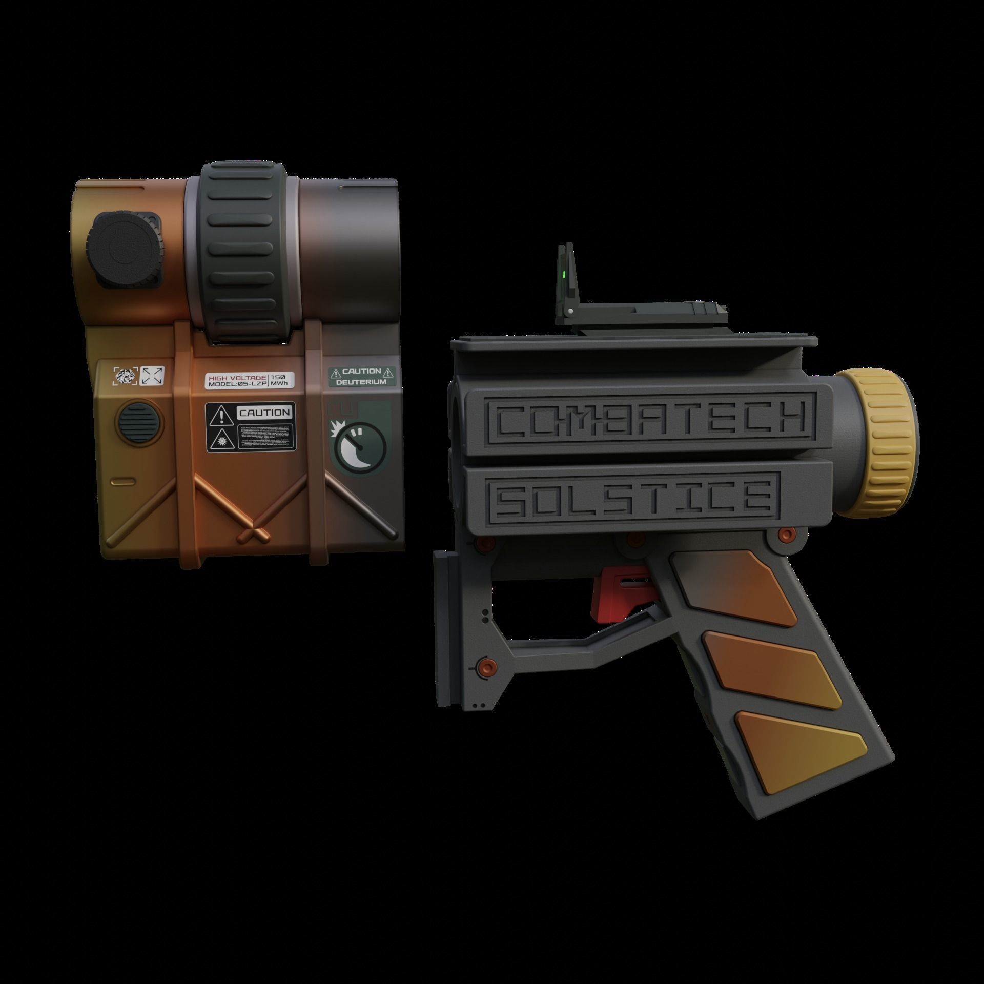 Solstice EMBER LASER PISTOL starfield props cosplay 3D model 3D ...