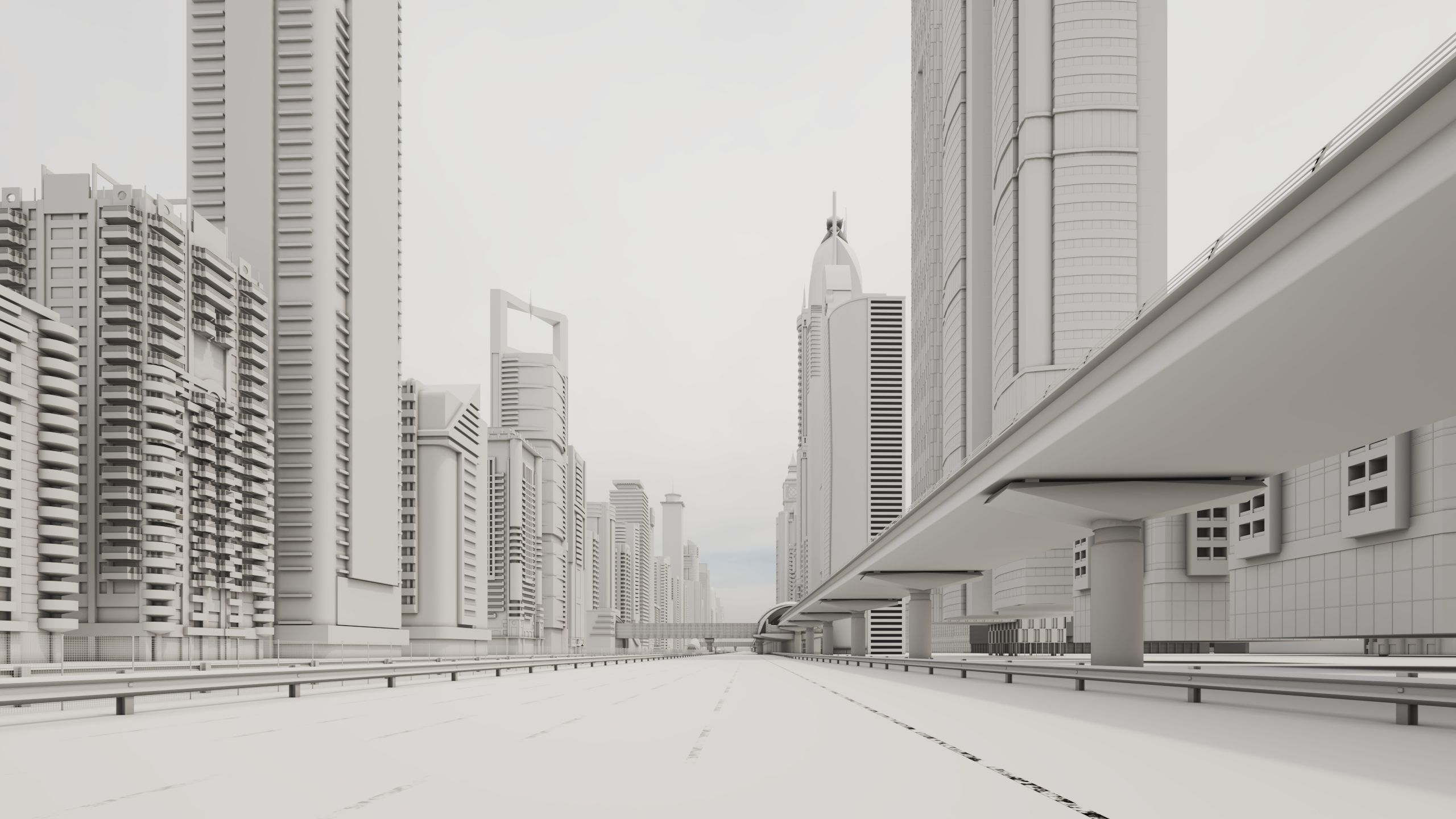 Dubai Jumeirah Emirates Area 3D model | CGTrader