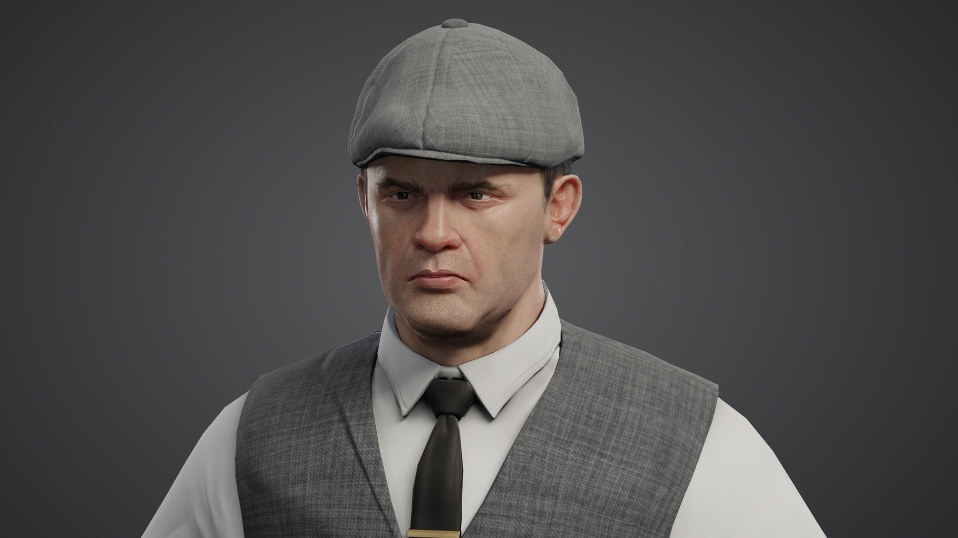 3D model 1920s British Gangster VR / AR / low-poly | CGTrader