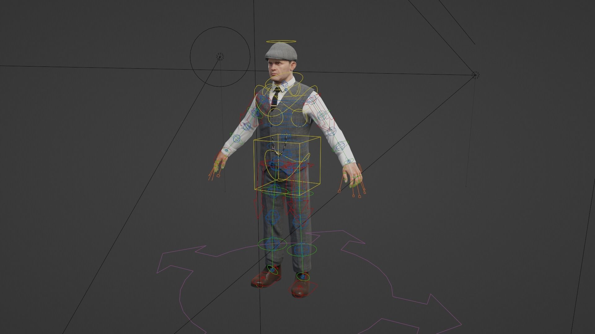 3D model 1920s British Gangster VR / AR / low-poly | CGTrader