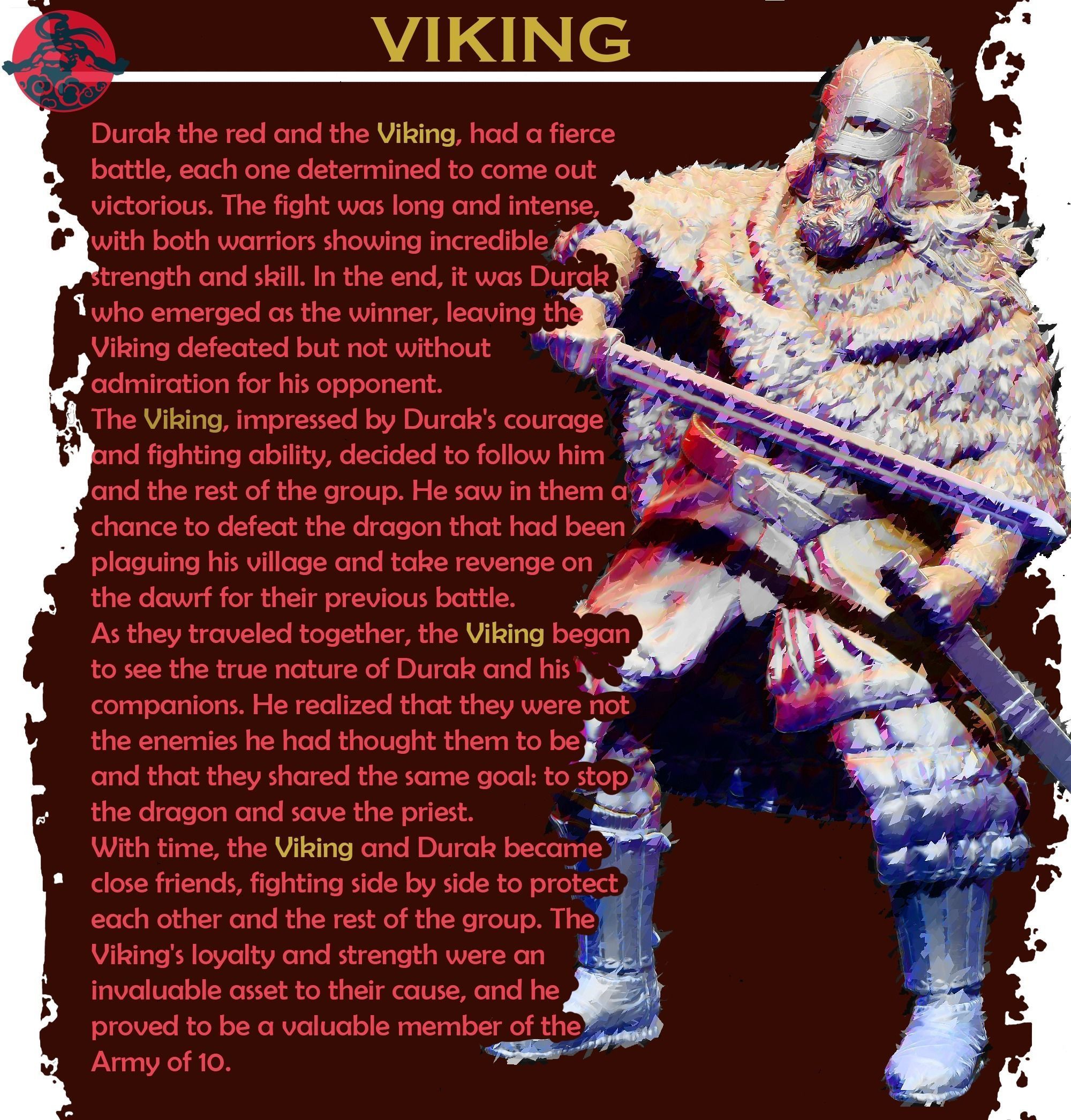 Seven Blades Project - Viking 3D model 3D printable | CGTrader
