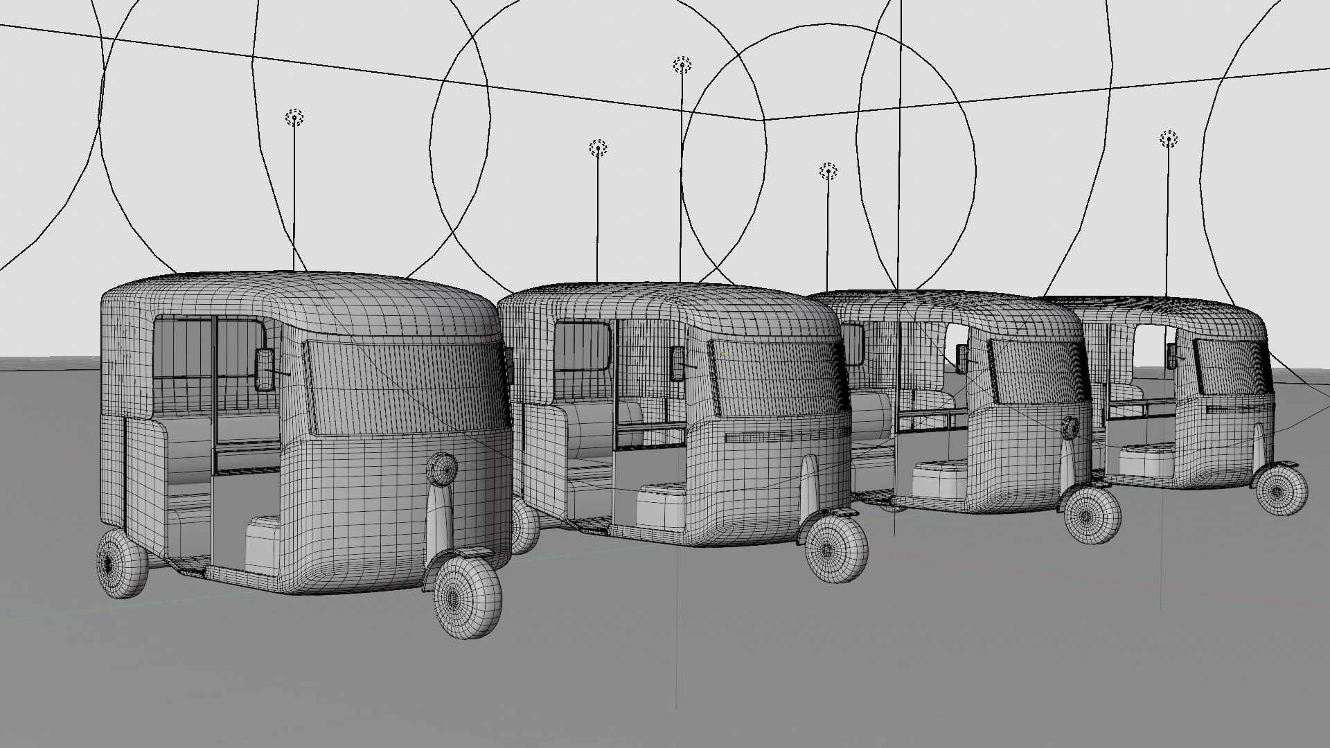 Tuk Tuk or Indian Style Auto Rickshaw Uber Themed 3d Model 3D model ...