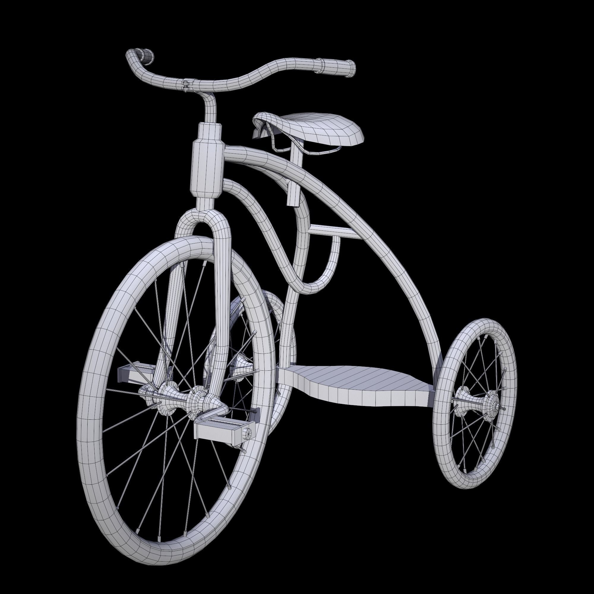 3D model Old child bicycle VR / AR / low-poly | CGTrader