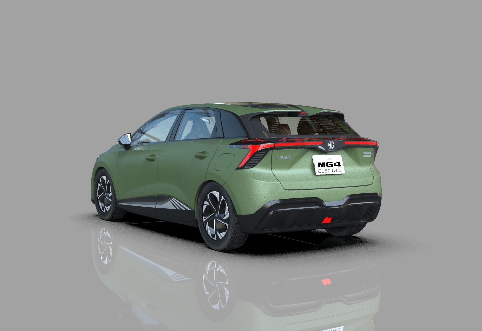 MG MG4 EV 2022 HQ interior 3D model | CGTrader