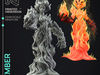 Ember Fire Elemental - 3D Printable TTRPG - PRESUPPORTED - 32mm 3D ...