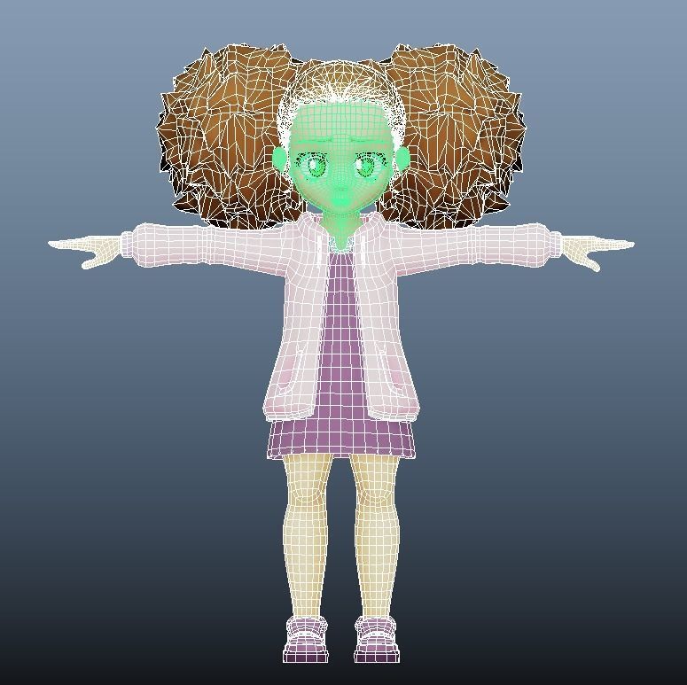 3D model Boondocks - Jazmine Dubois VR / AR / low-poly | CGTrader