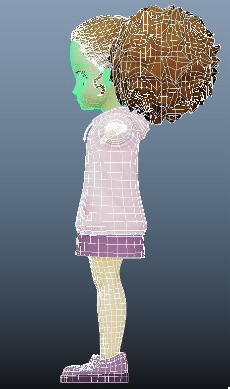 3D model Boondocks - Jazmine Dubois VR / AR / low-poly | CGTrader