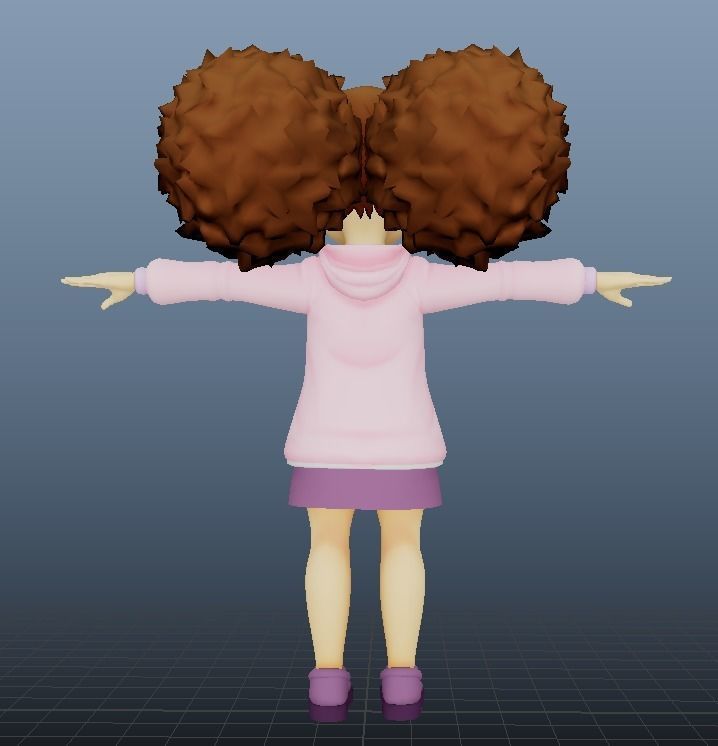 3D model Boondocks - Jazmine Dubois VR / AR / low-poly | CGTrader