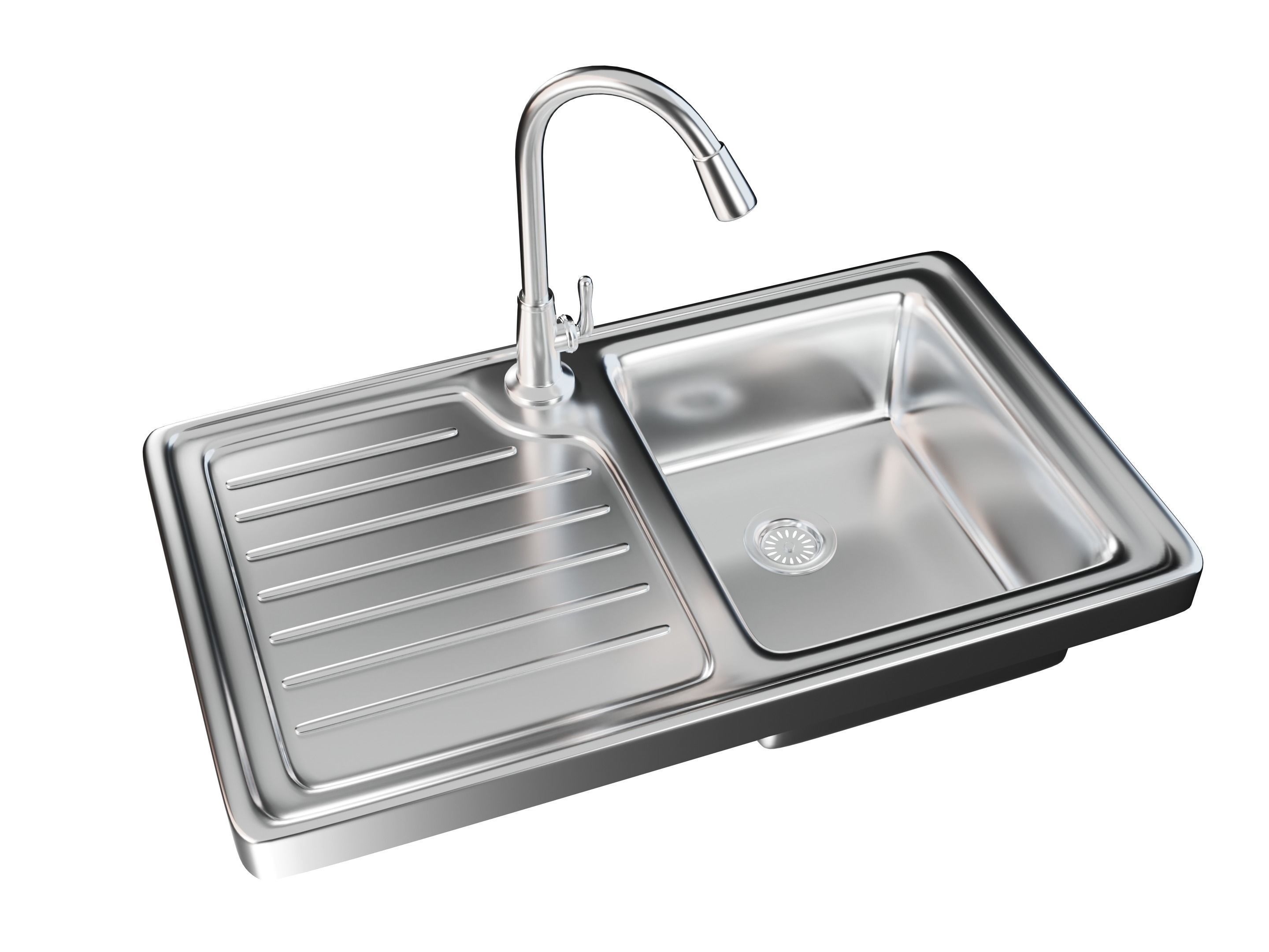 Kitchen sink 3D model | CGTrader