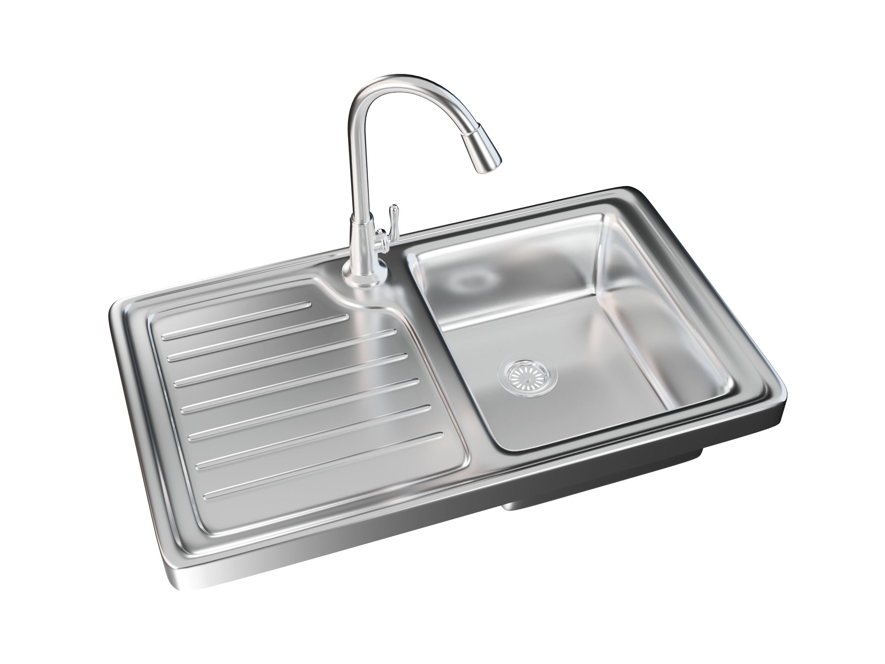 Kitchen sink 3D model | CGTrader