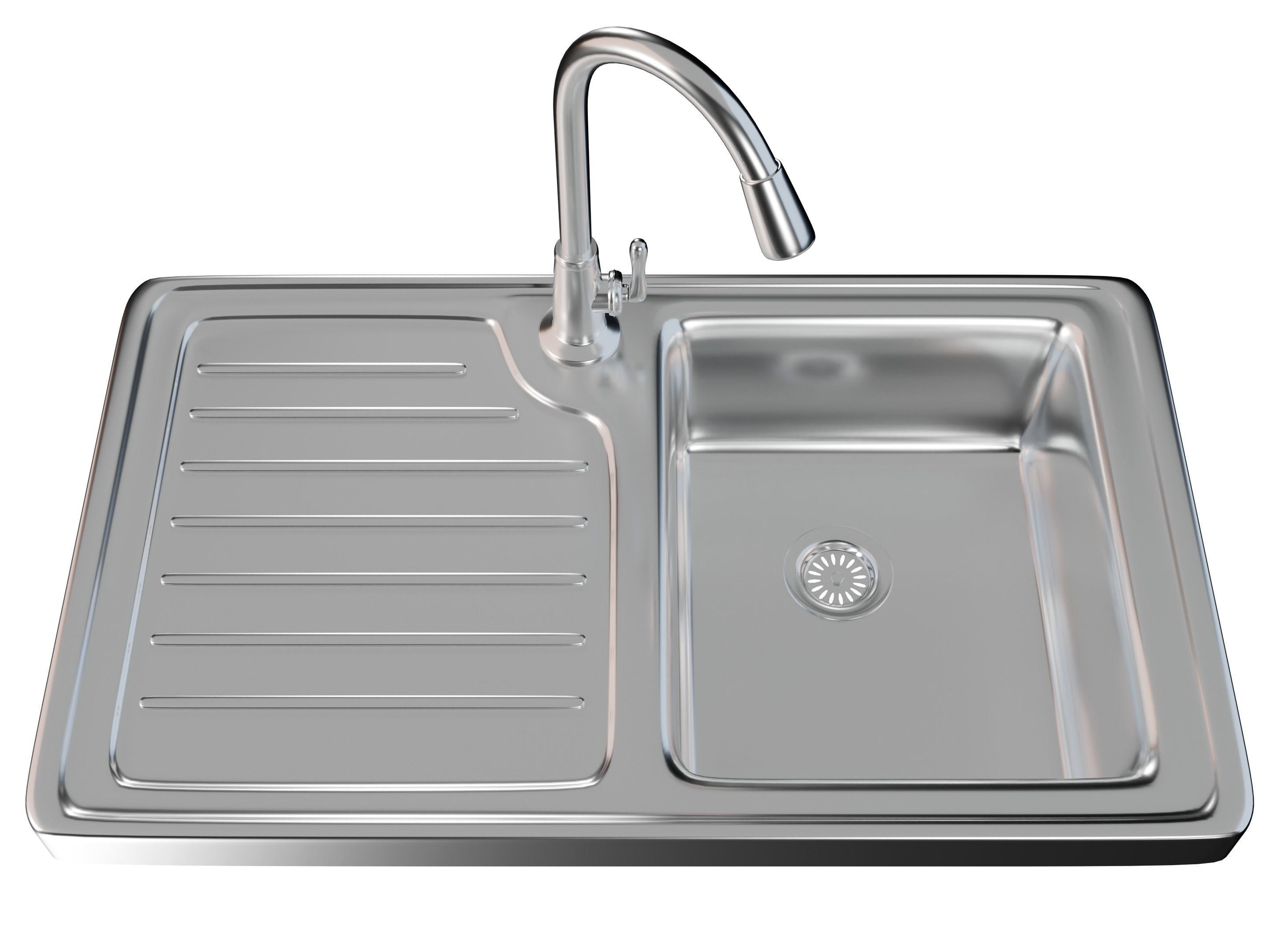 Kitchen sink 3D model | CGTrader