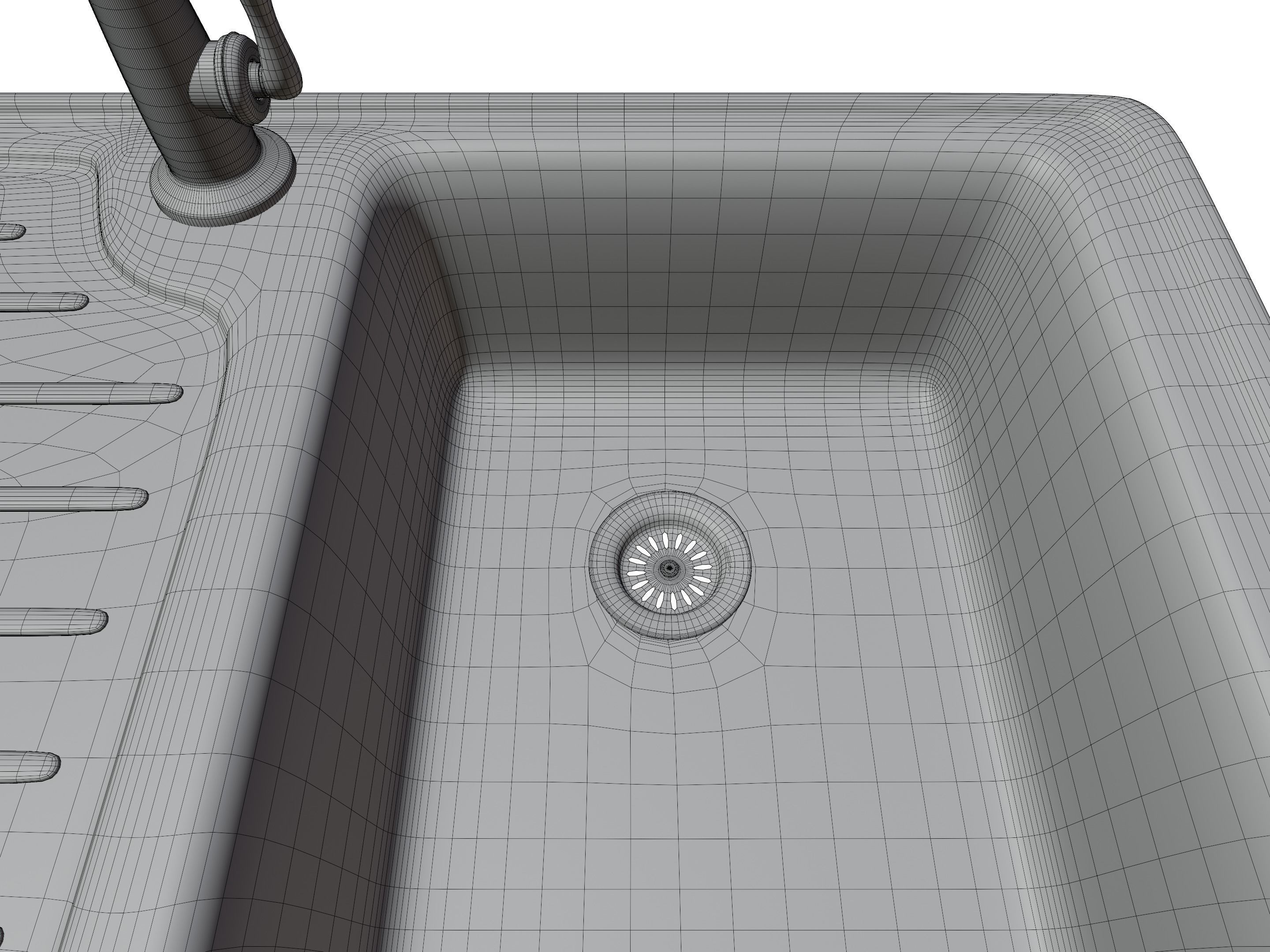 Kitchen sink 3D model | CGTrader