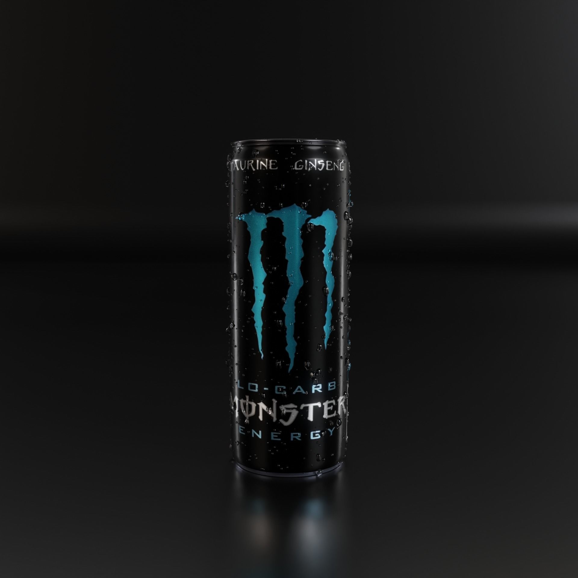 Monster energy drink Blue variation 3D model | CGTrader