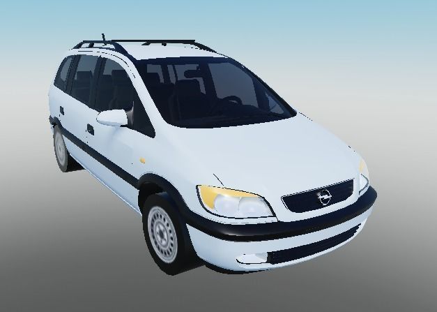 2002 Opel Zafira B 3D model | CGTrader
