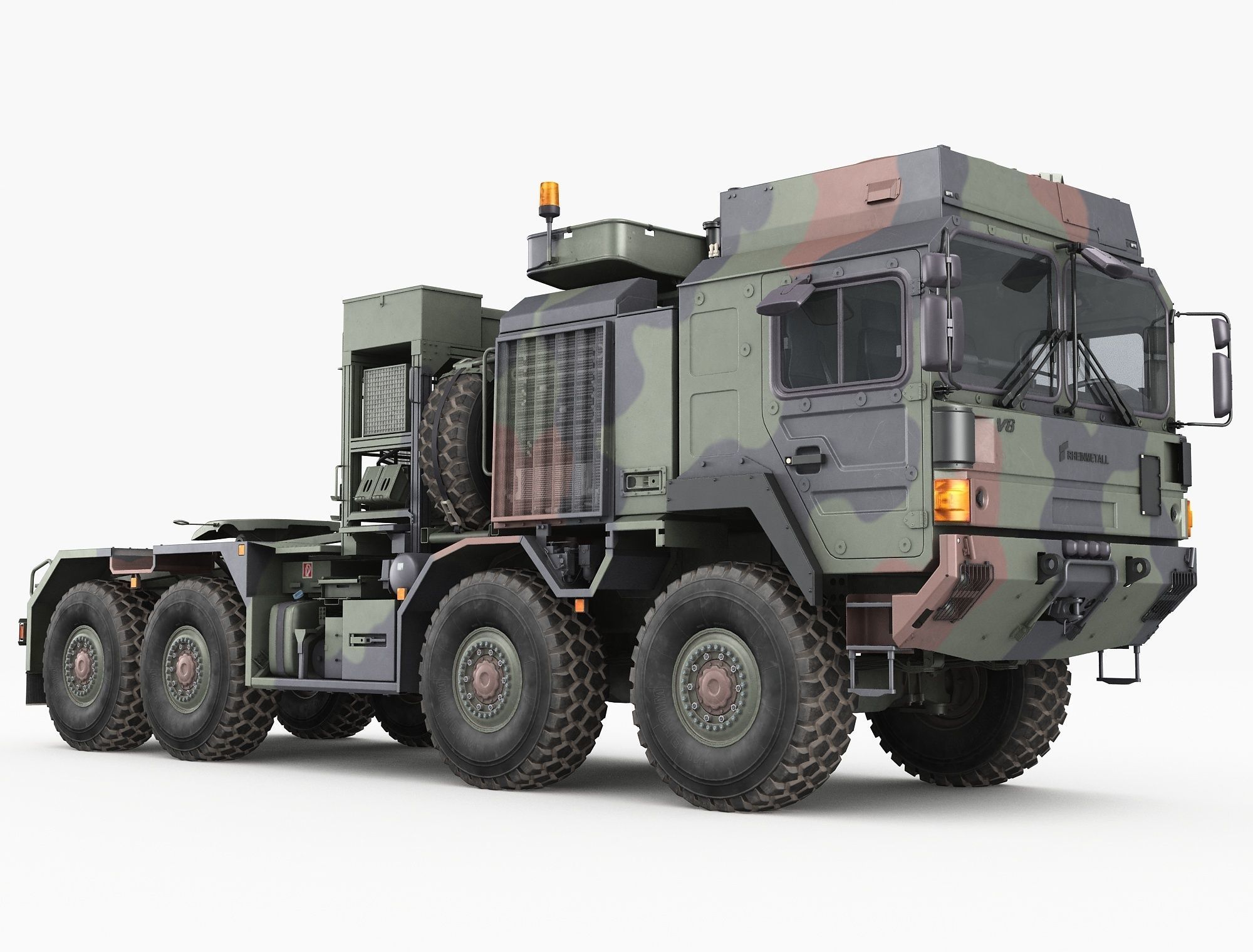 RMMV HX81 Tank transporter 3D model | CGTrader