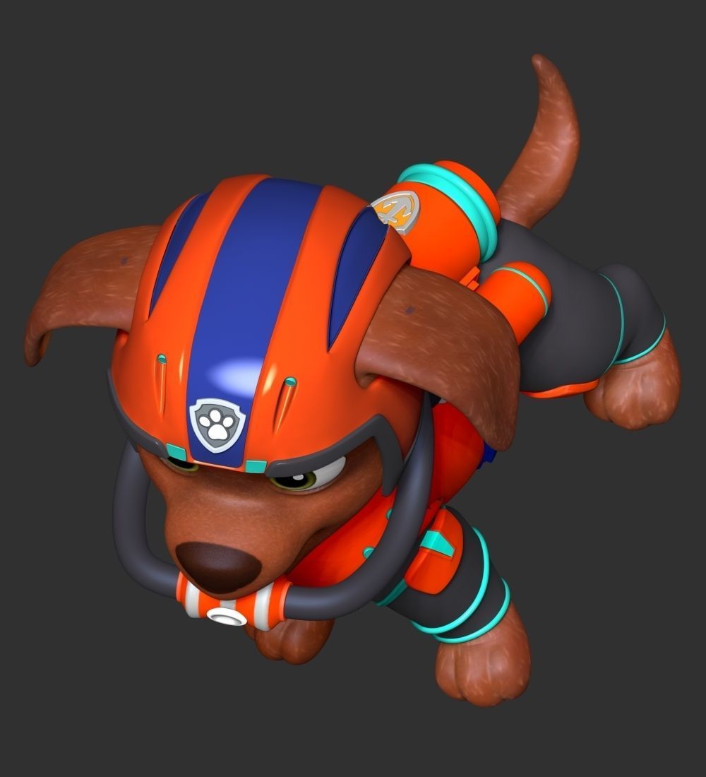 Zuma Scuba - The Movie 3D model 3D printable | CGTrader