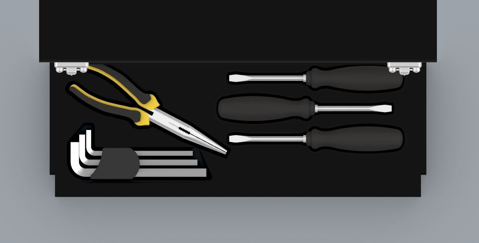 3D model Toolbox With Tools VR / AR / low-poly | CGTrader