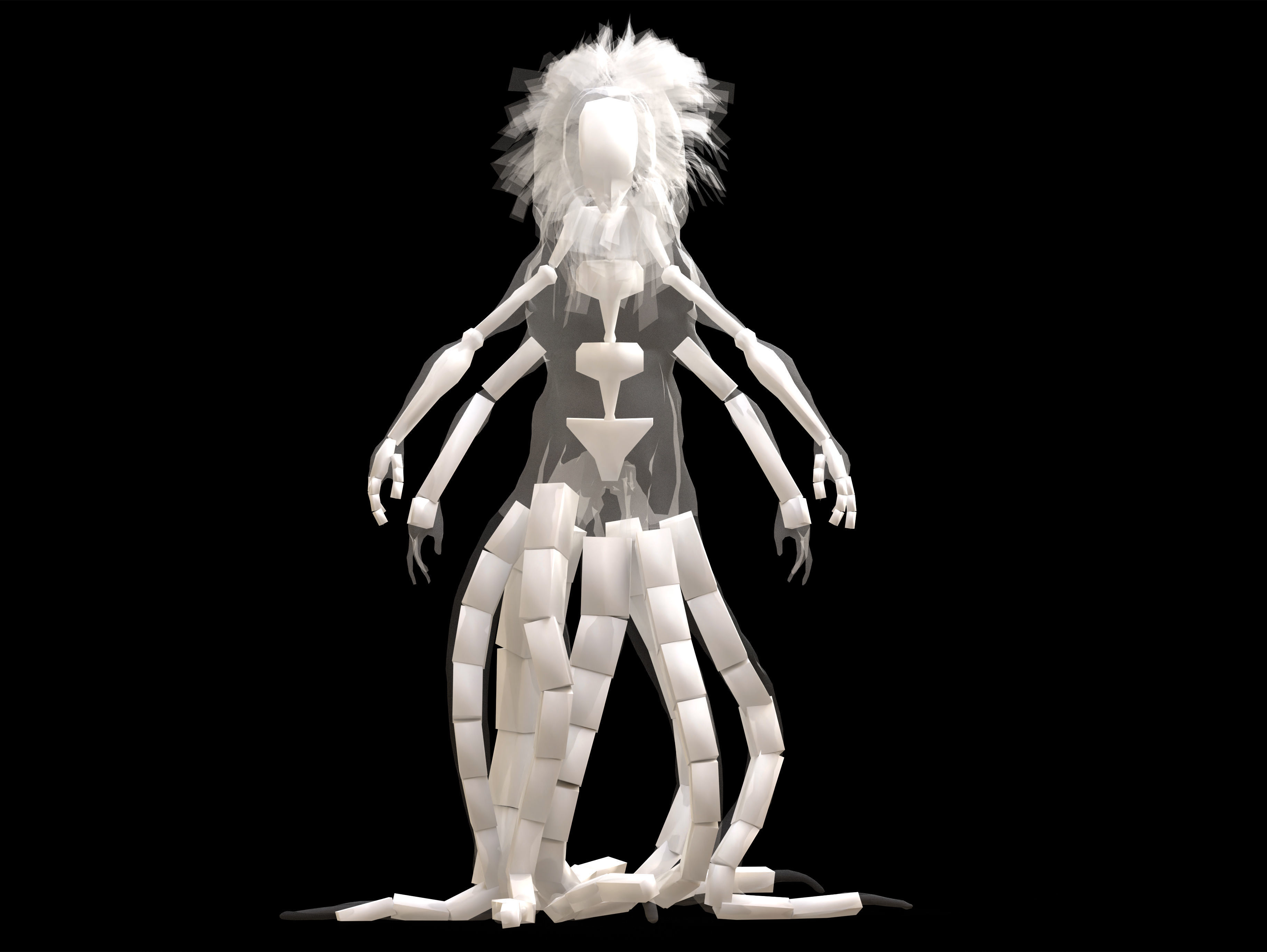 3D model Octopus Horror Creature VR / AR / low-poly | CGTrader