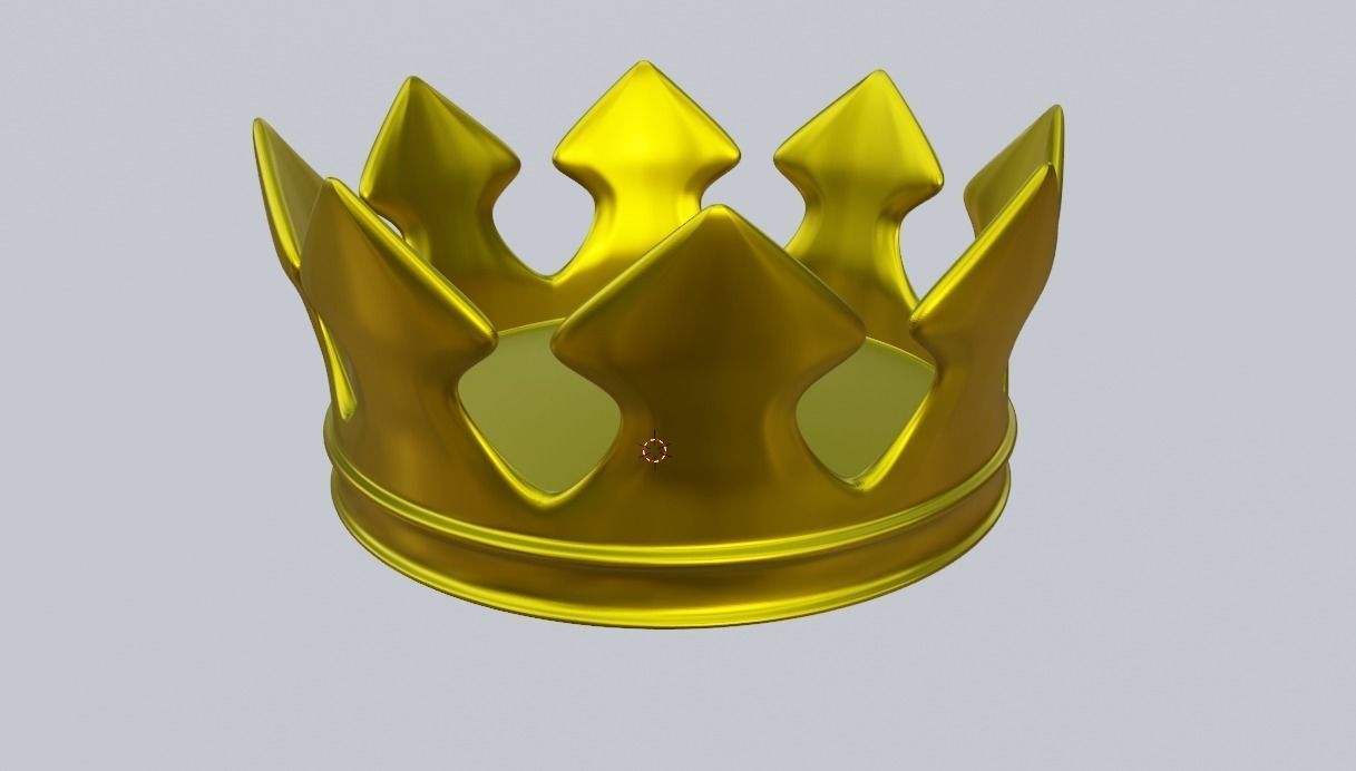 Simple Golden Crown Texture | CGTrader
