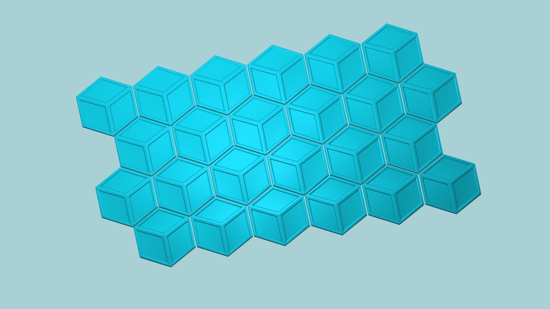 Hexagonal Wall Panel A01 - Interior Design Decoration free 3D model 3D ...