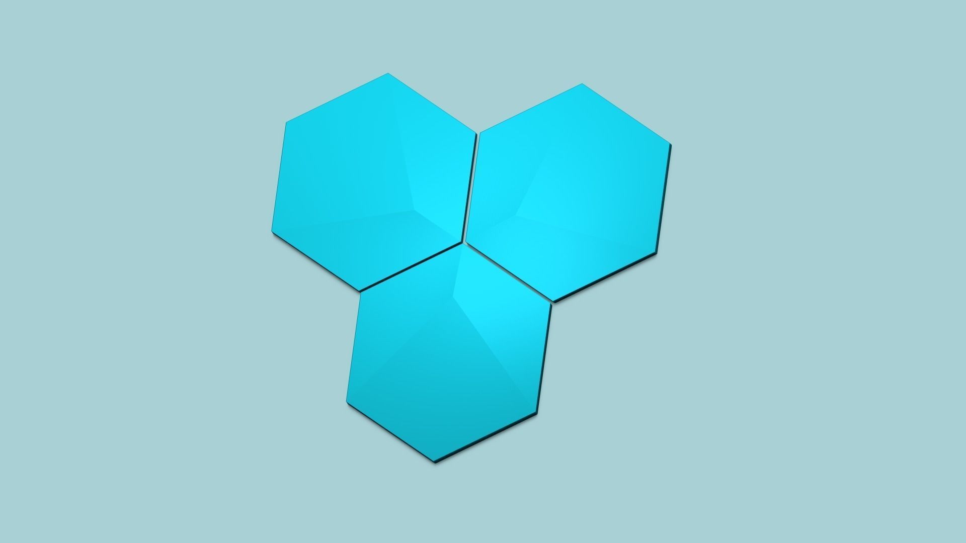 Hexagonal Wall Panel A02 - Interior Design Decoration 3D model 3D ...