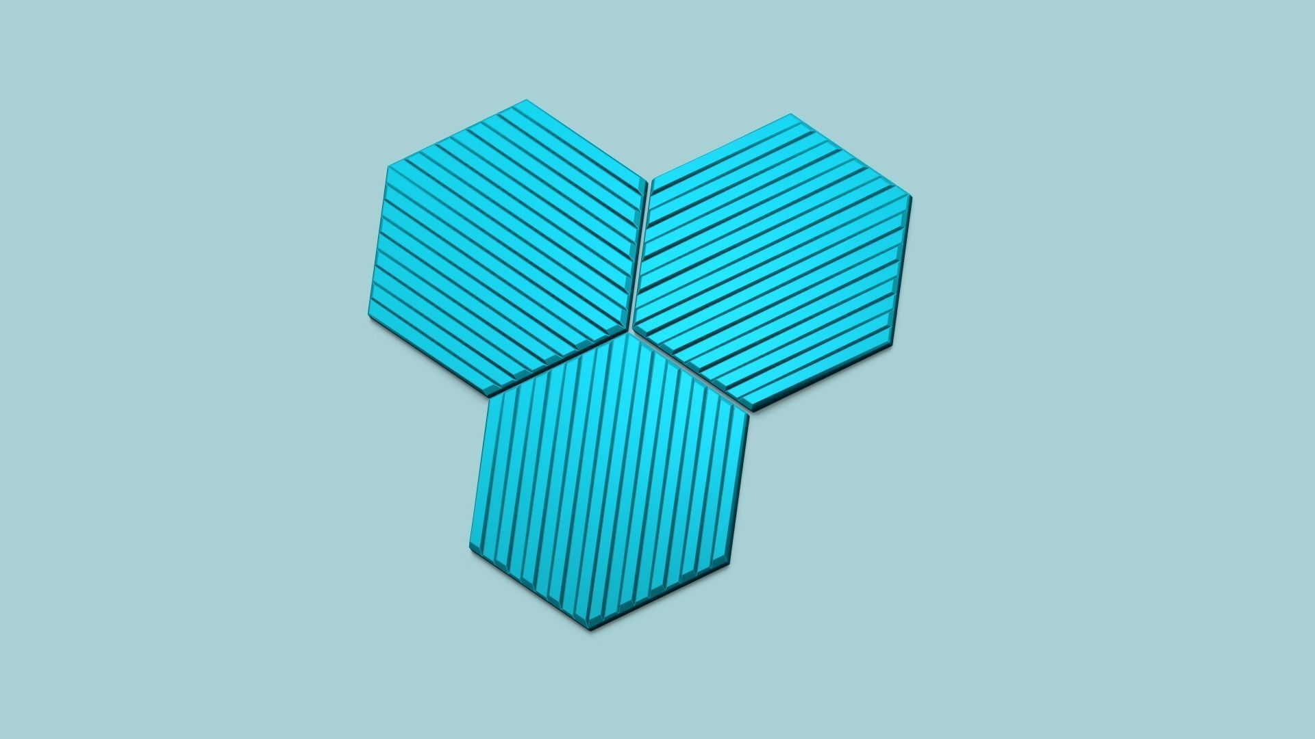 Hexagonal Wall Panel A10 - Interior Design Decoration 3D model 3D ...