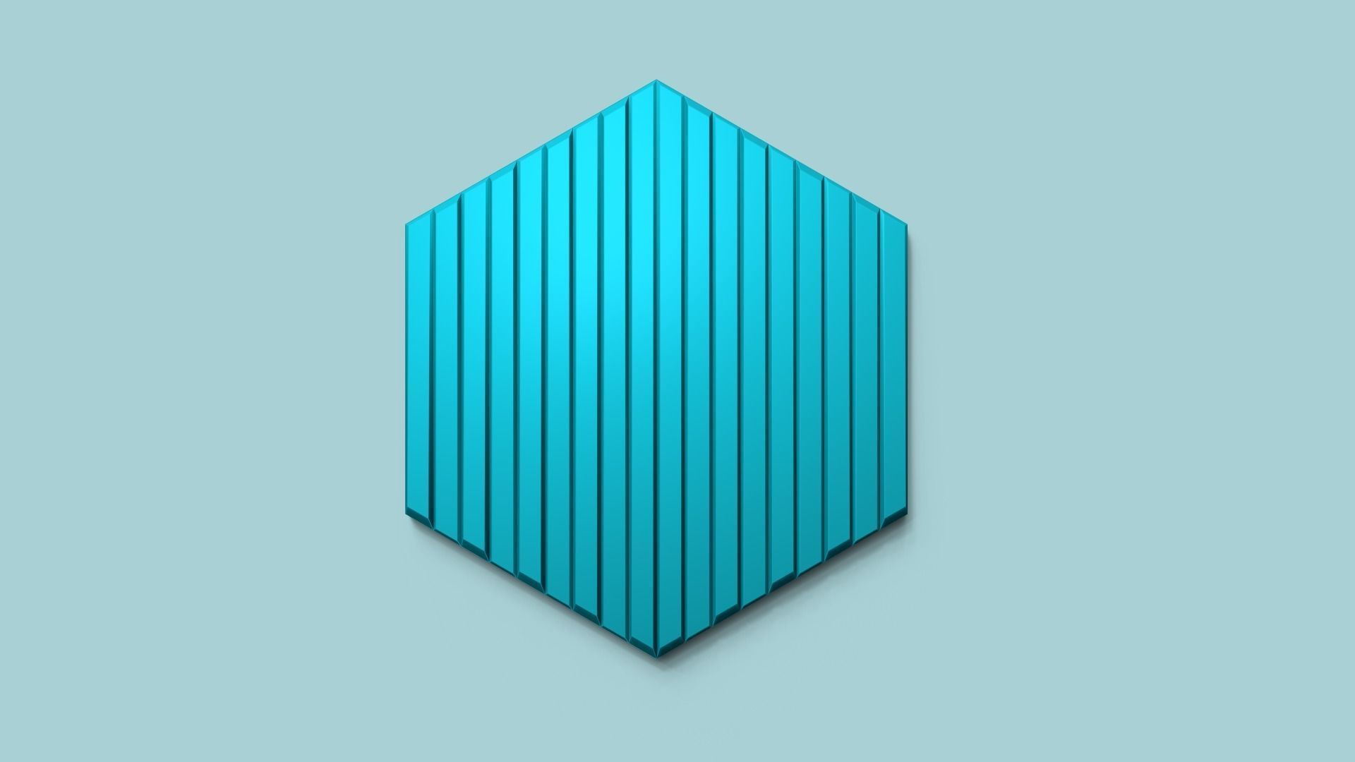 Hexagonal Wall Panel A10 - Interior Design Decoration 3D model 3D ...