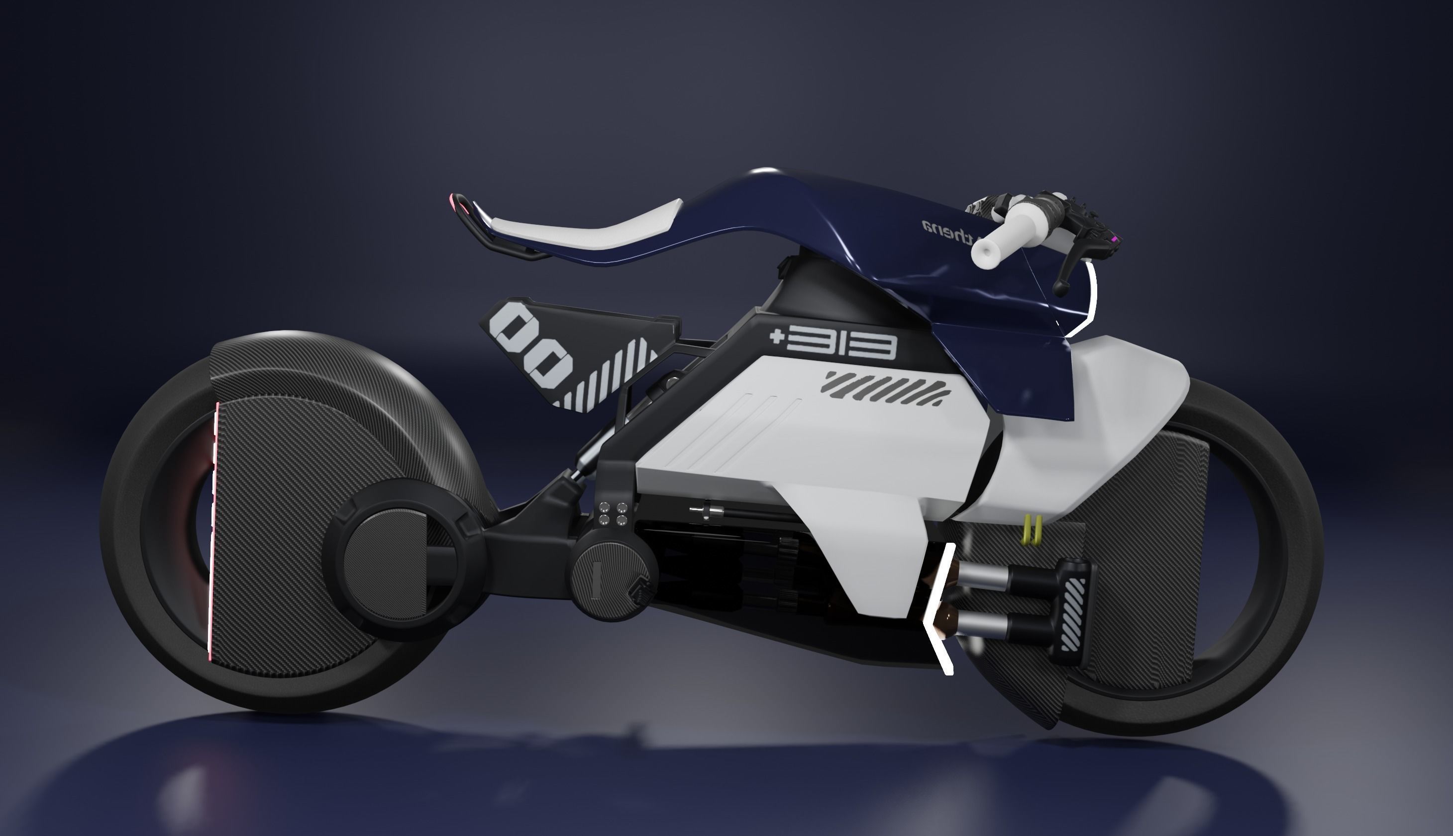 3D model ATHENA EIE motorcycle VR / AR / low-poly | CGTrader