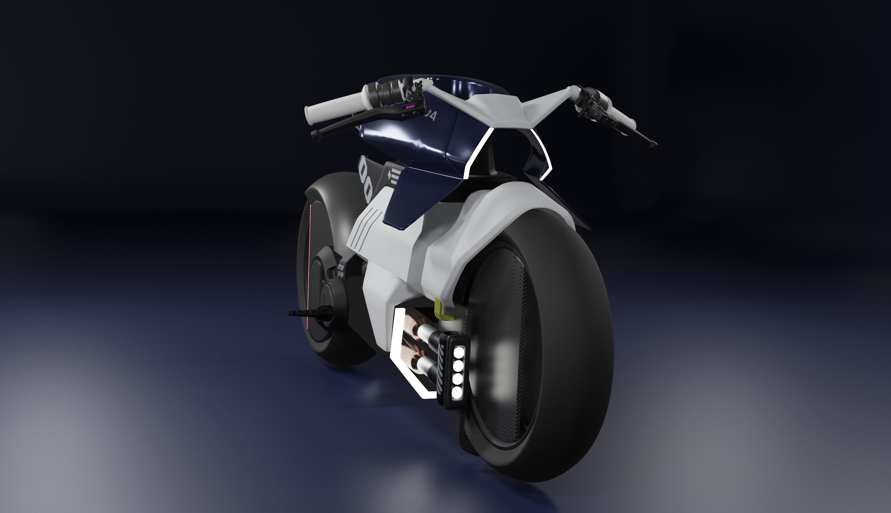 3D model ATHENA EIE motorcycle VR / AR / low-poly | CGTrader