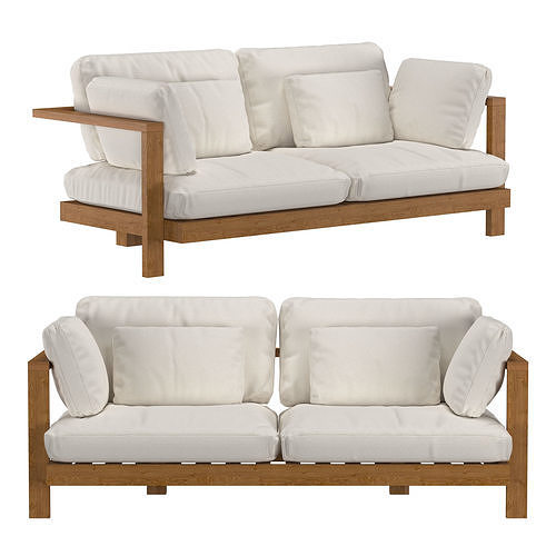 PURE sofa casual 3D model | CGTrader