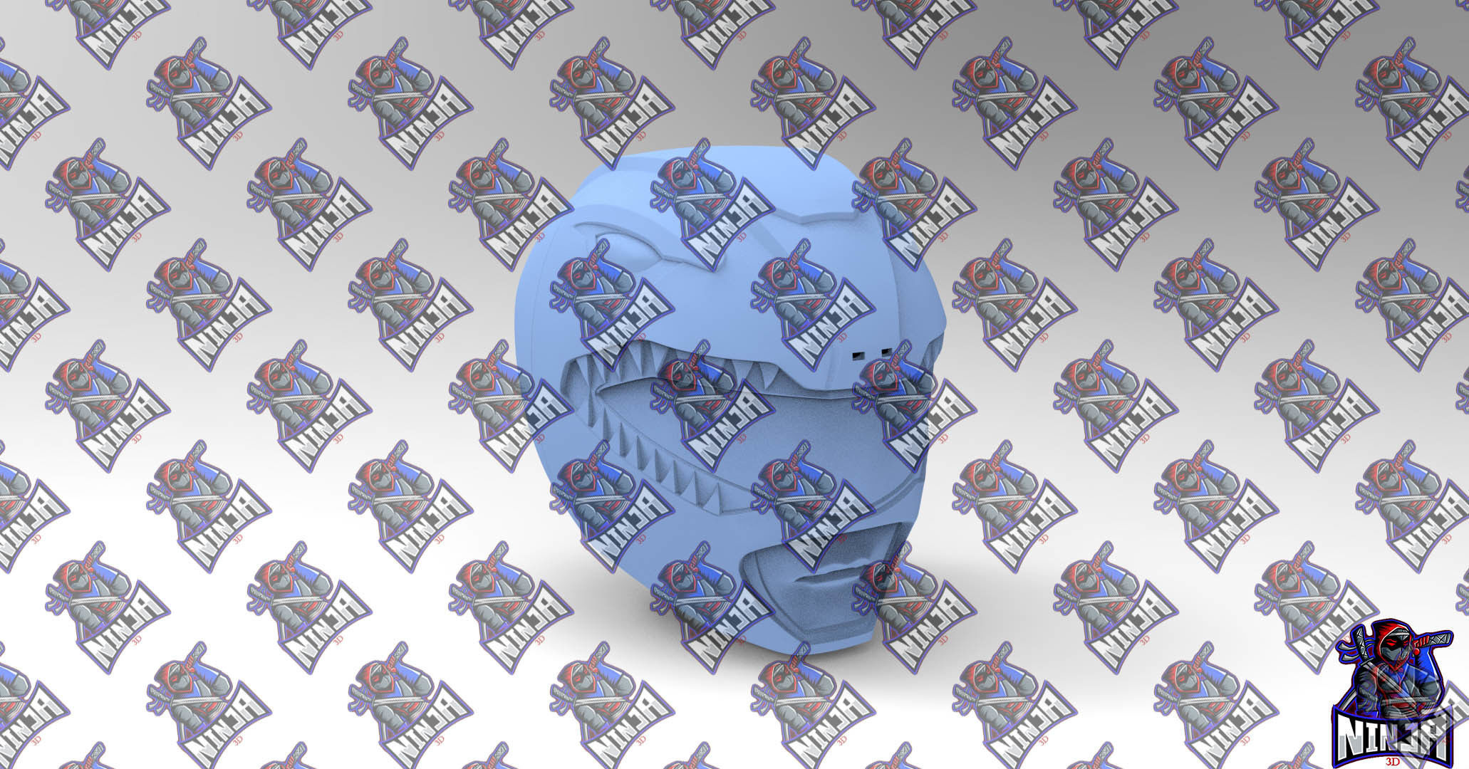 Power Rangers MMPR Red helmet ready to 3d print 3D model | CGTrader