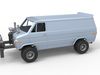 Pulling van 4wd Scale 1 to 25 3D model 3D printable | CGTrader