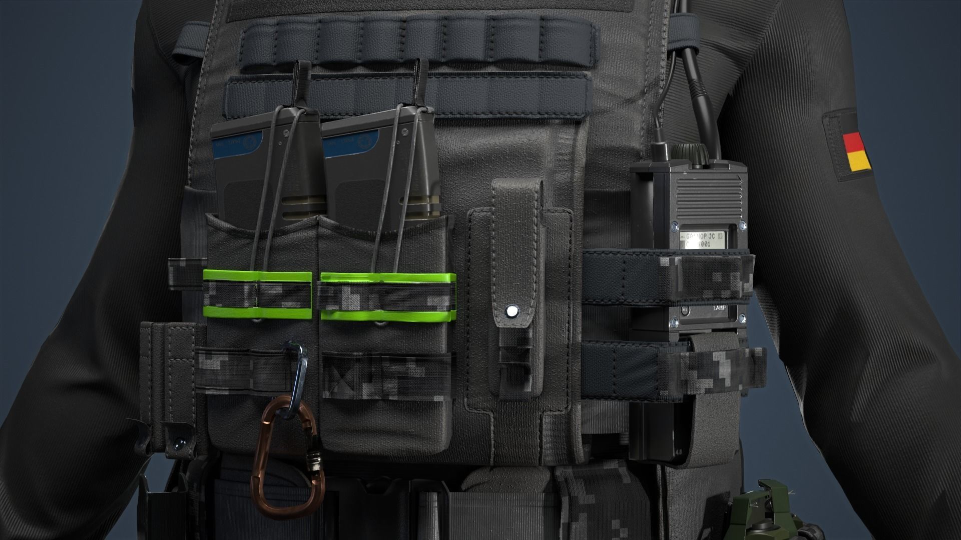 3D model GSG-9 Soldier VR / AR / low-poly | CGTrader