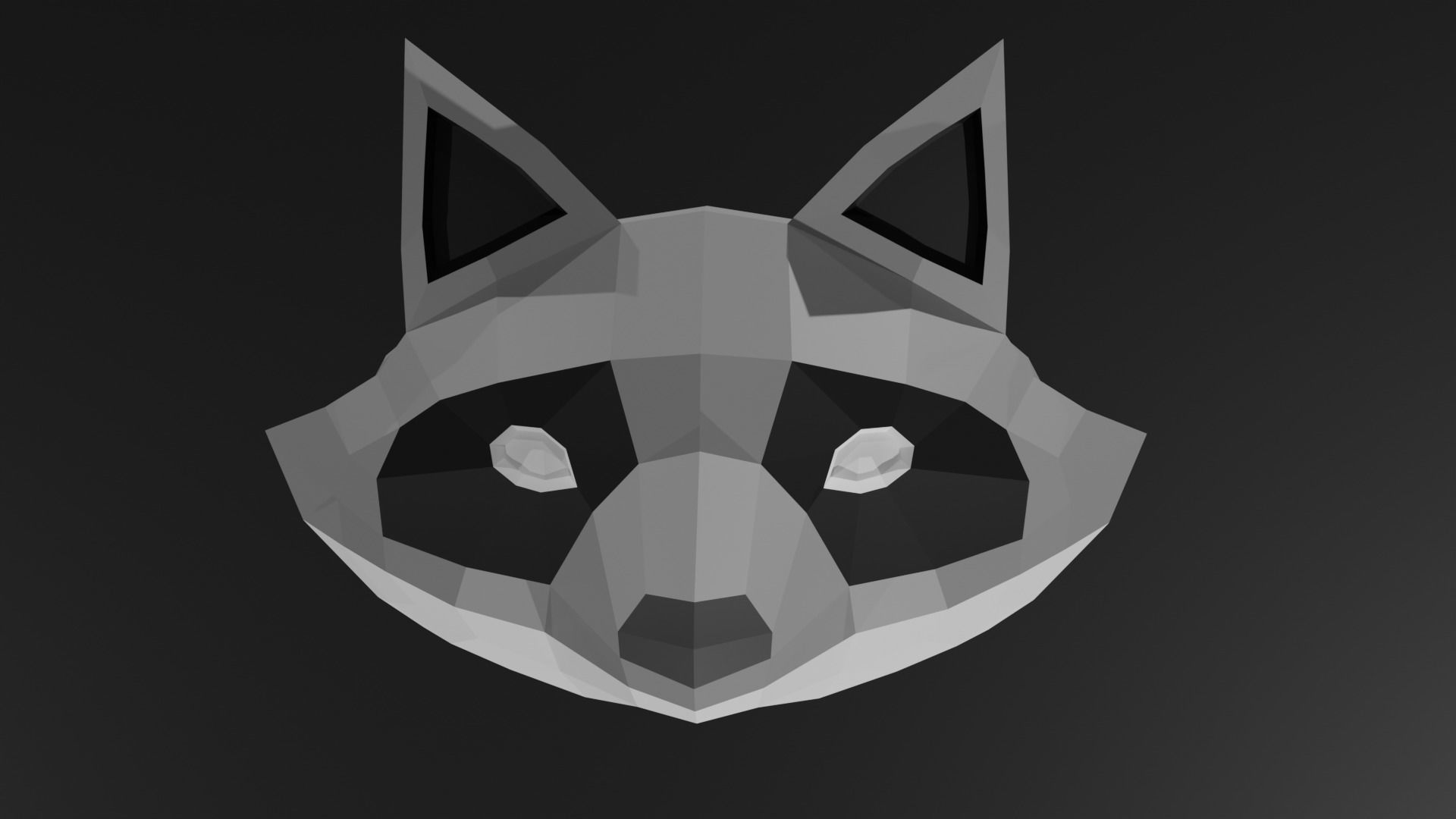 Mapache free 3D model | CGTrader