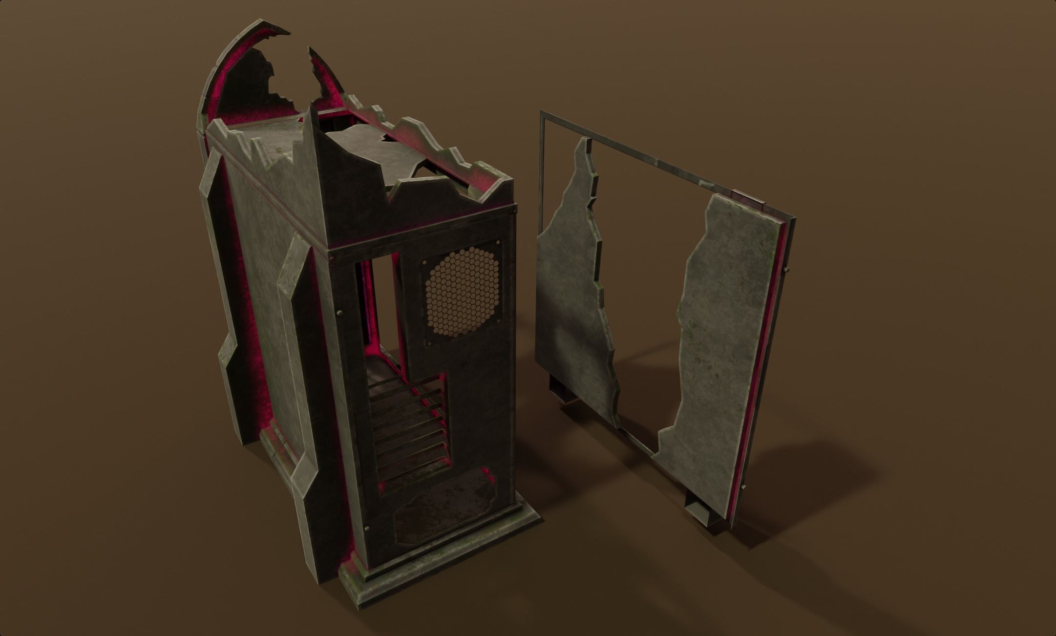 3D model custom pc case fantasy cathedral computer mod gaming gamer rgb ...