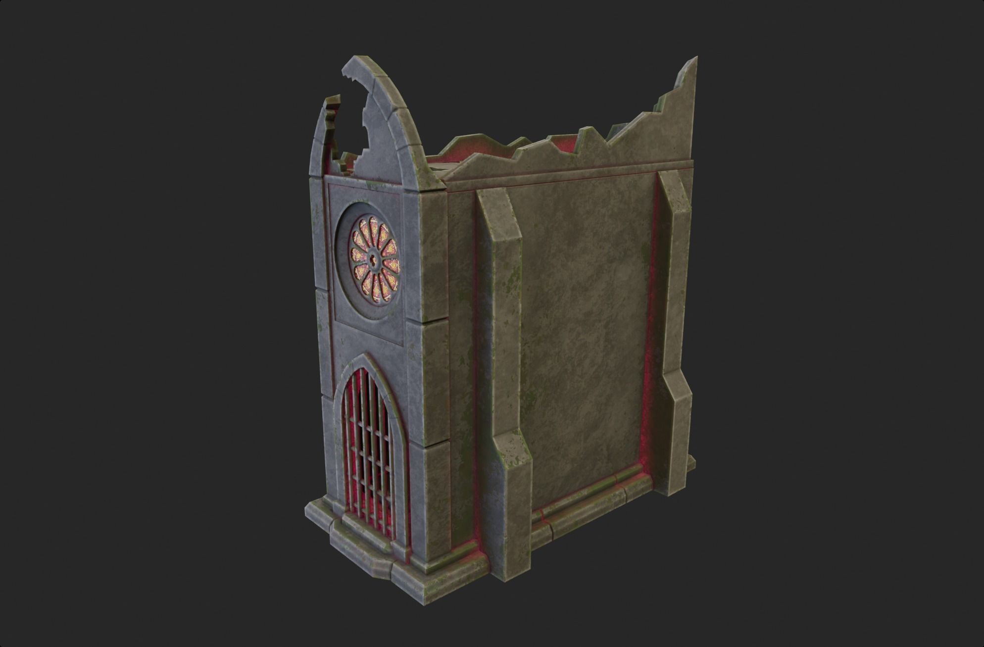 3D model custom pc case fantasy cathedral computer mod gaming gamer rgb ...