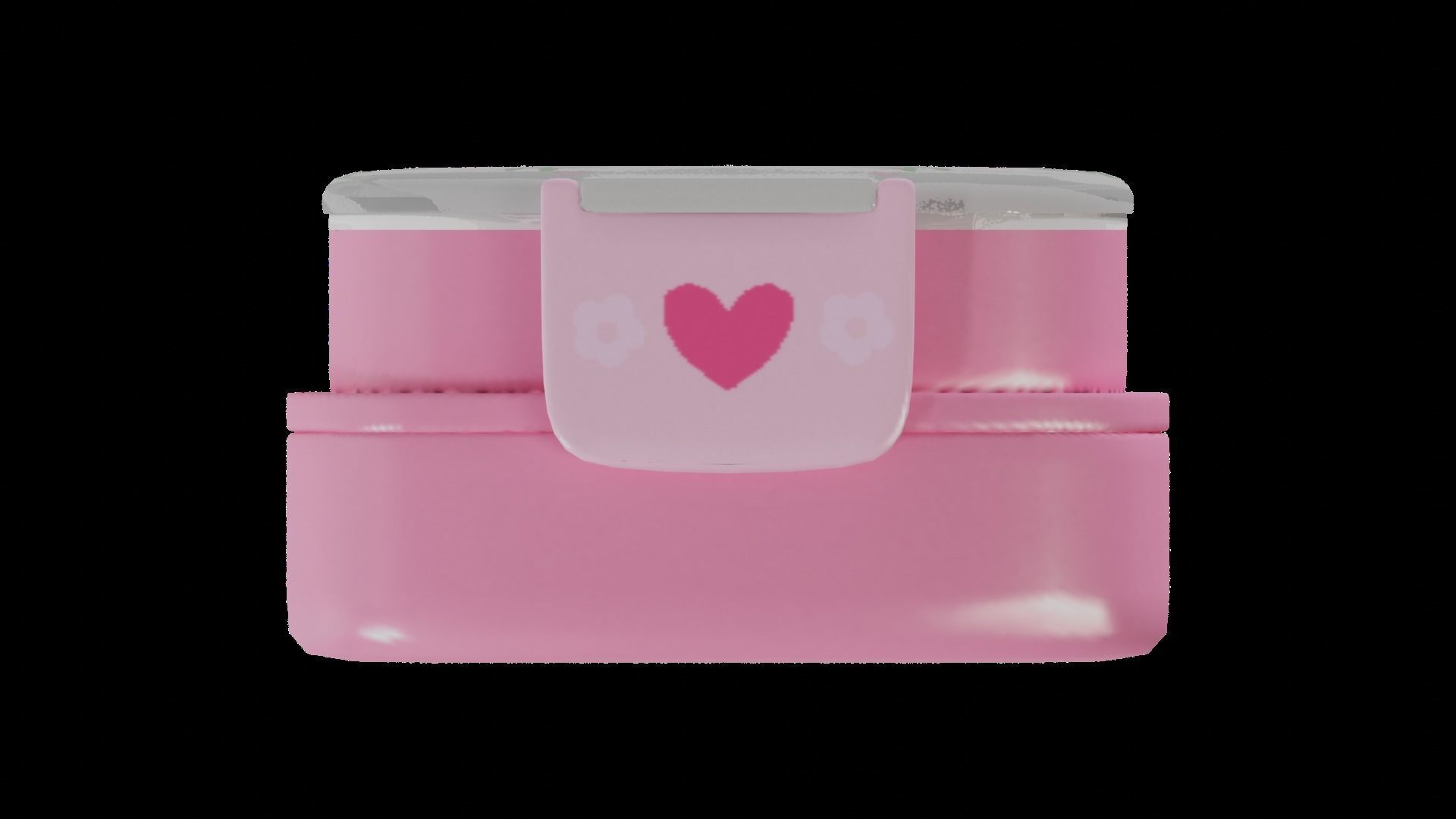 3D model Pink Bento Box VR / AR / low-poly | CGTrader