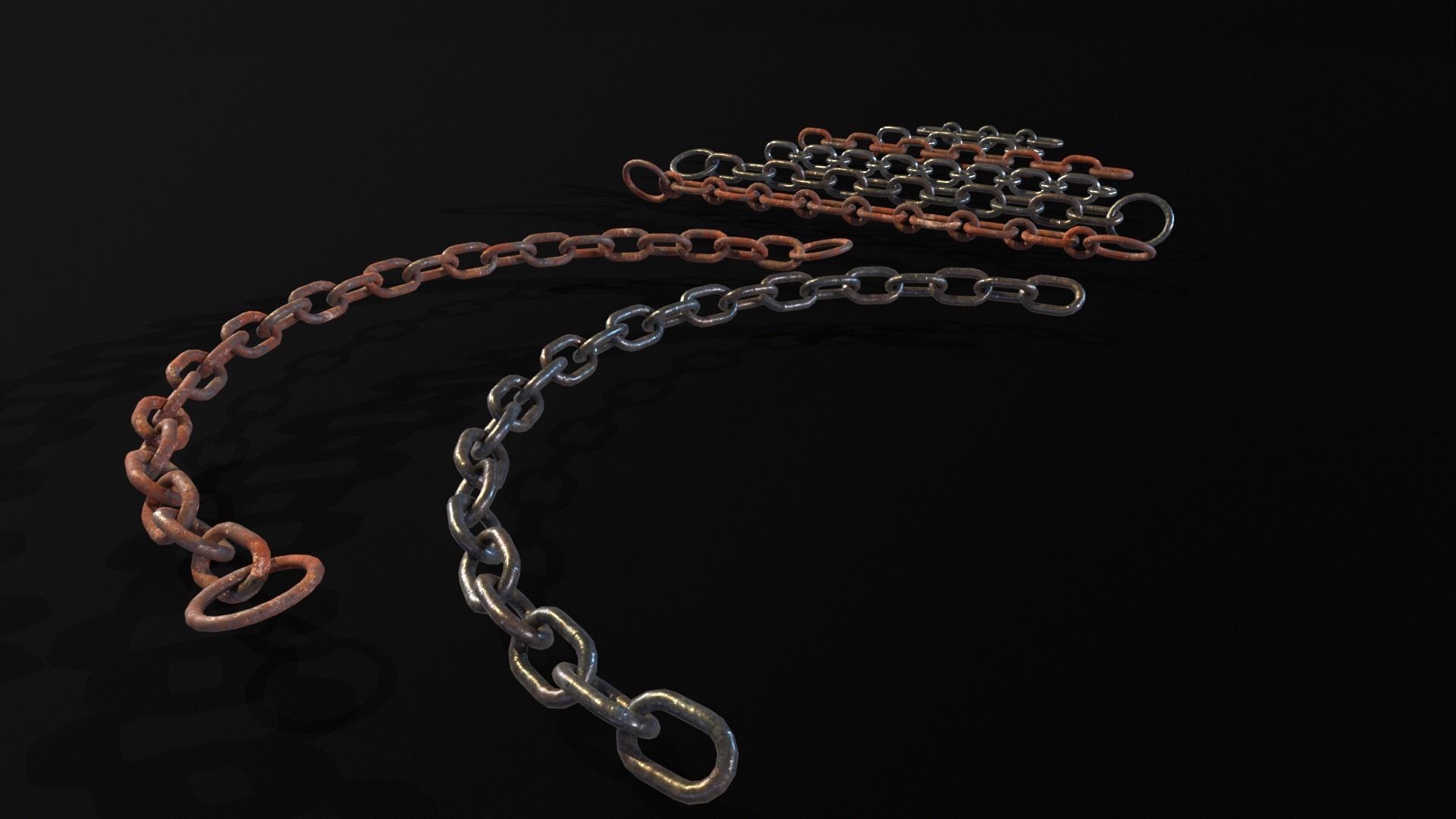 3D model Chain Modular Set VR / AR / low-poly | CGTrader