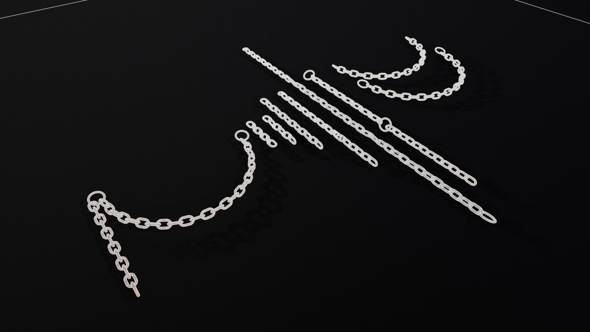 3D model Chain Modular Set VR / AR / low-poly | CGTrader