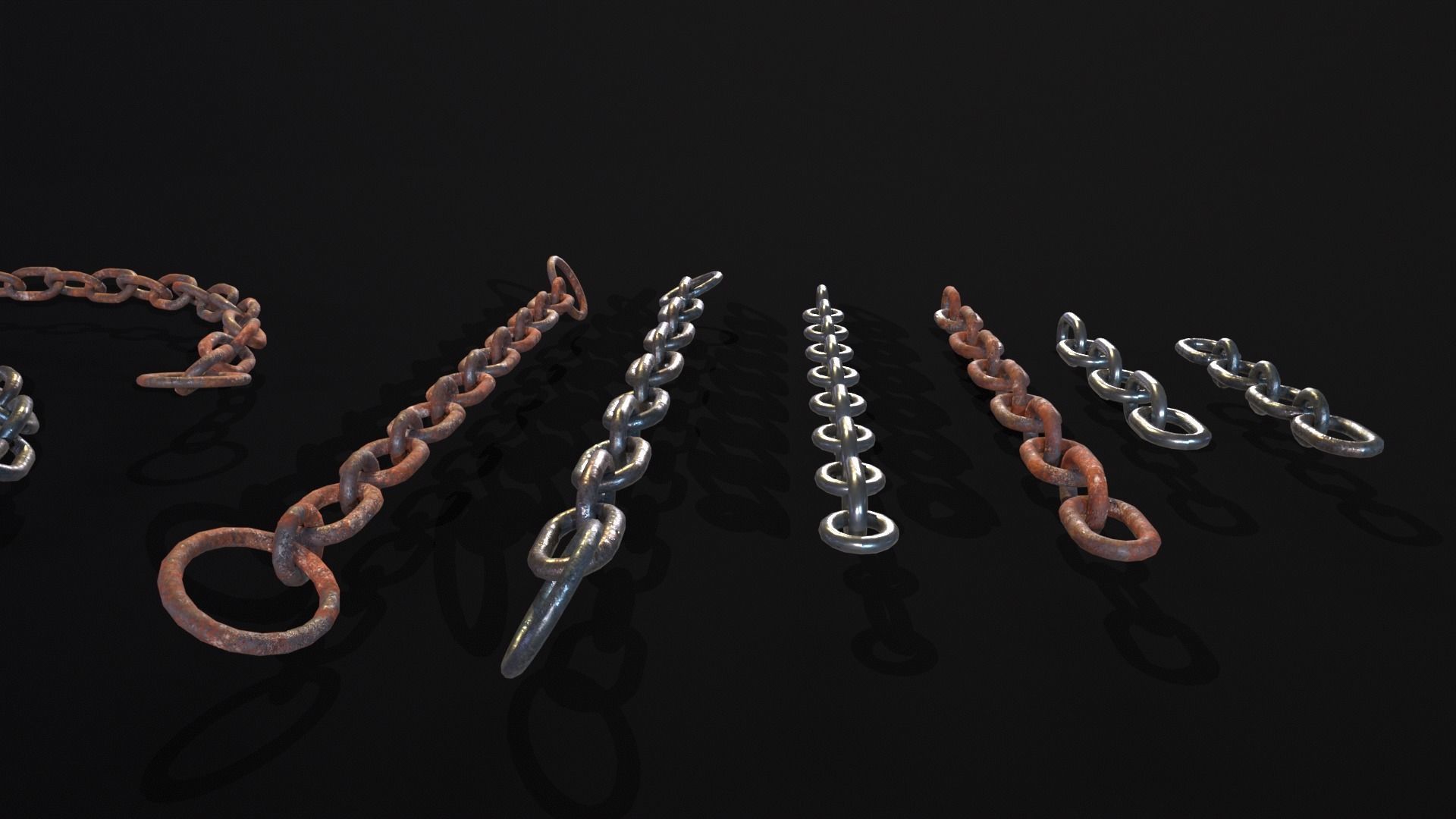 3D model Chain Modular Set VR / AR / low-poly | CGTrader