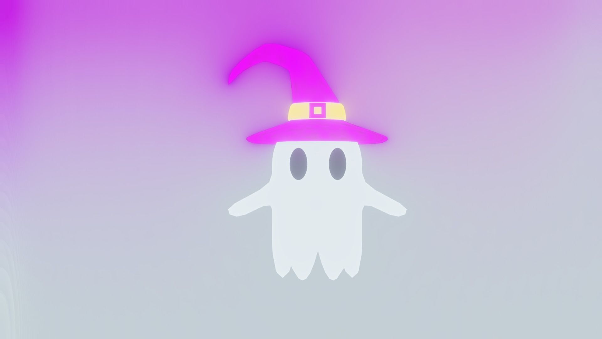 Cartoon Ghost rigged by AkairoJhon free 3D model rigged | CGTrader