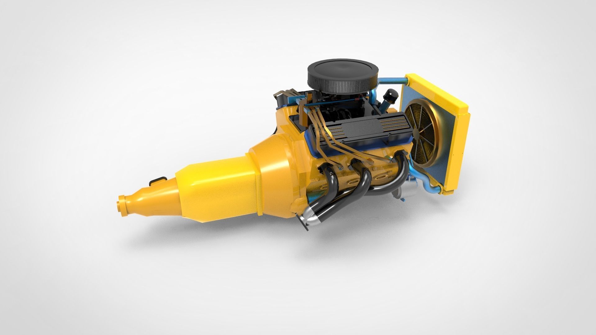 3D model fire truck engine VR / AR / low-poly | CGTrader