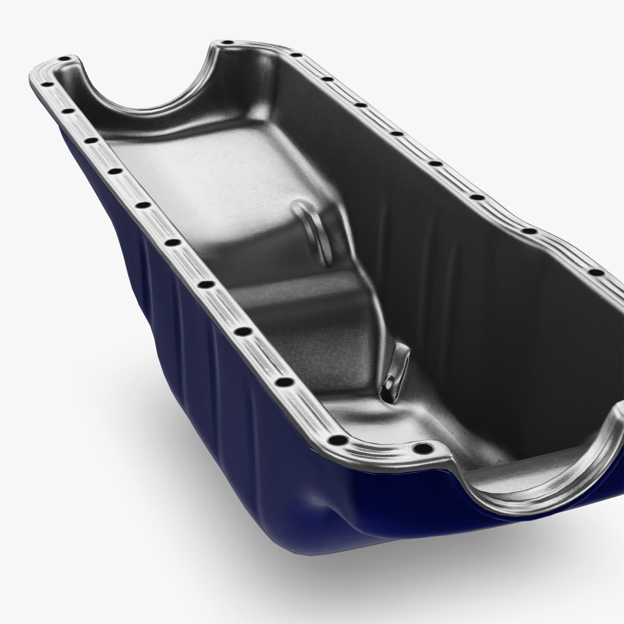 Oil Pan Blue 3D model | CGTrader