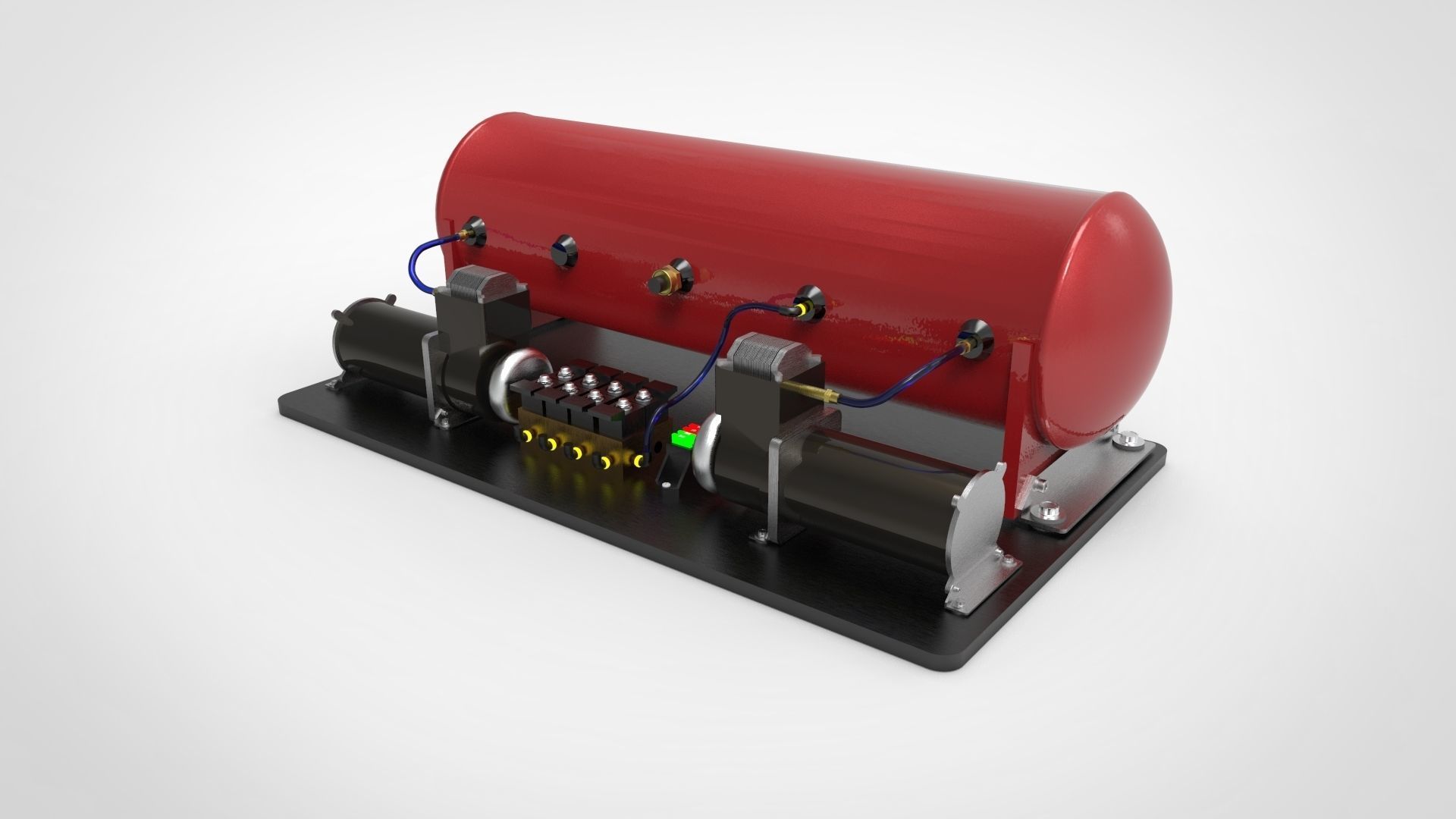 3D model Air suspension system VR / AR / low-poly | CGTrader